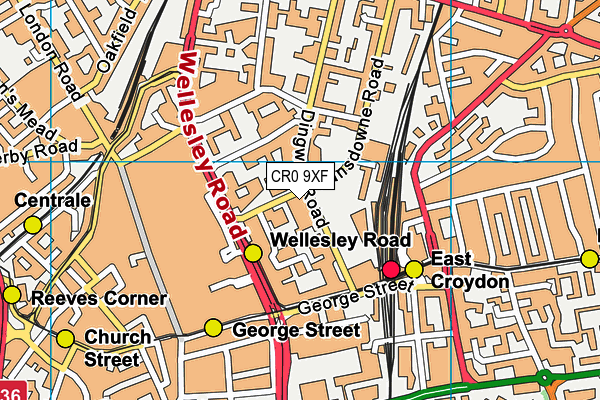 CR0 9XF maps, stats, and open data