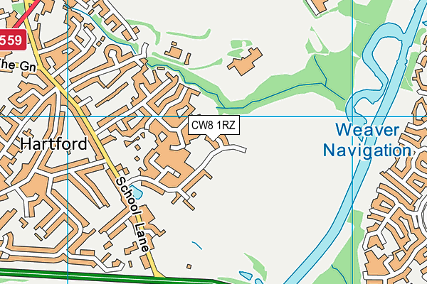 CW8 1RZ maps, stats, and open data