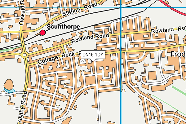 DN16 1DY maps, stats, and open data