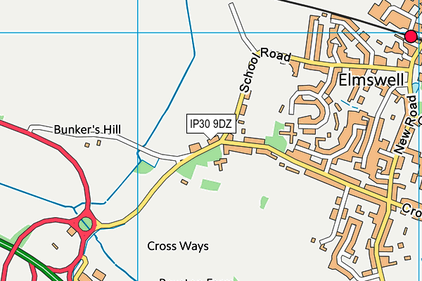 IP30 9DZ maps, stats, and open data