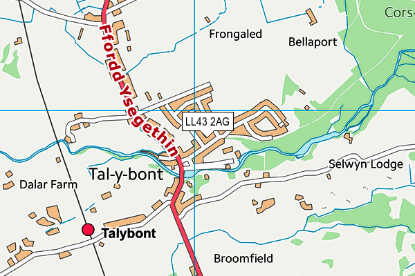 LL43 2AG maps, stats, and open data