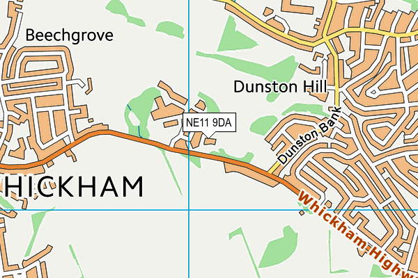 NE11 9DA maps, stats, and open data