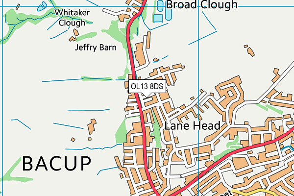 OL13 8DS maps, stats, and open data