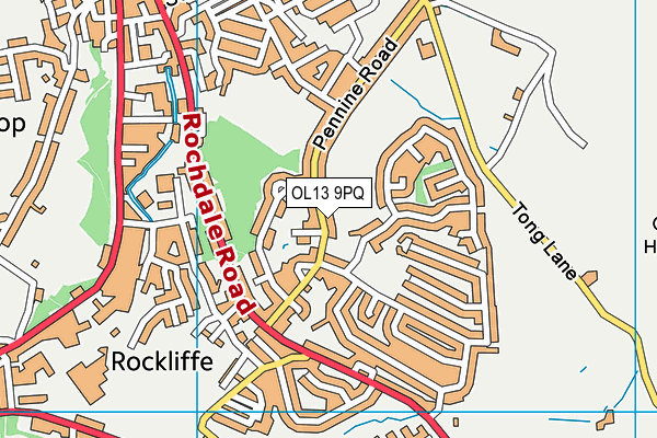 OL13 9PQ maps, stats, and open data