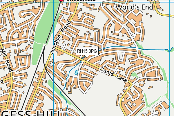 RH15 0PG maps, stats, and open data