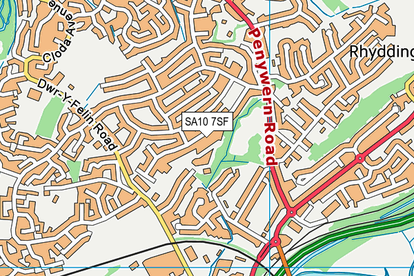 SA10 7SF maps, stats, and open data