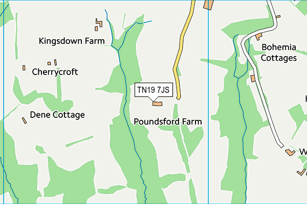 TN19 7JS maps, stats, and open data