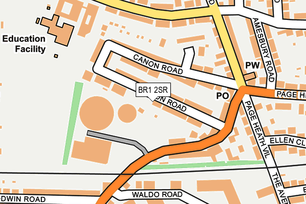 BR1 2SR maps, stats, and open data