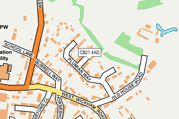 CB21 4AD maps, stats, and open data