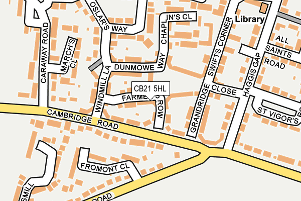 CB21 5HL maps, stats, and open data