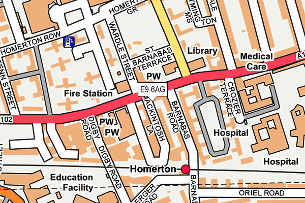 E9 6AG maps, stats, and open data