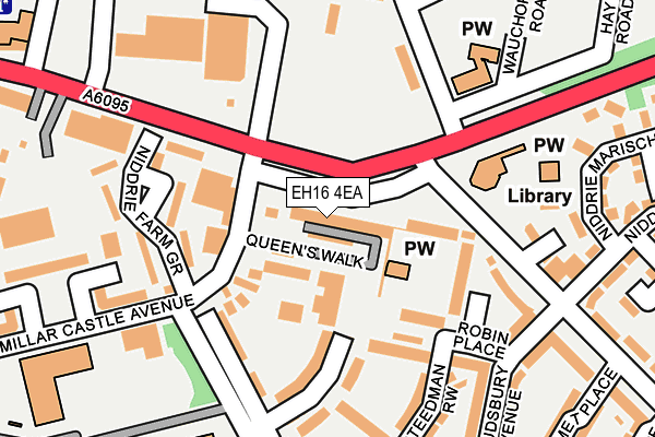 EH16 4EA maps, stats, and open data