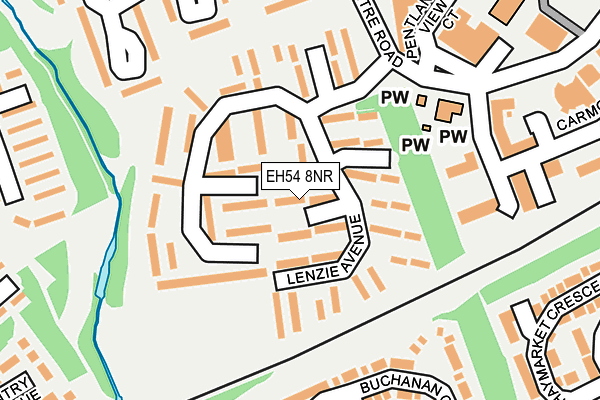 EH54 8NR maps, stats, and open data