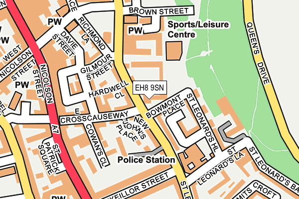 EH8 9SN maps, stats, and open data