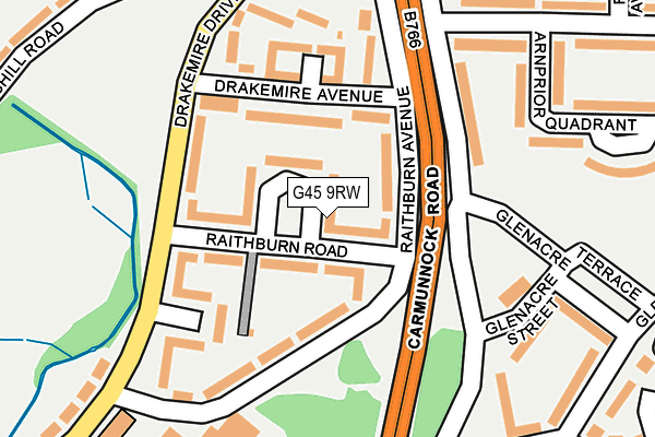 G45 9RW maps, stats, and open data