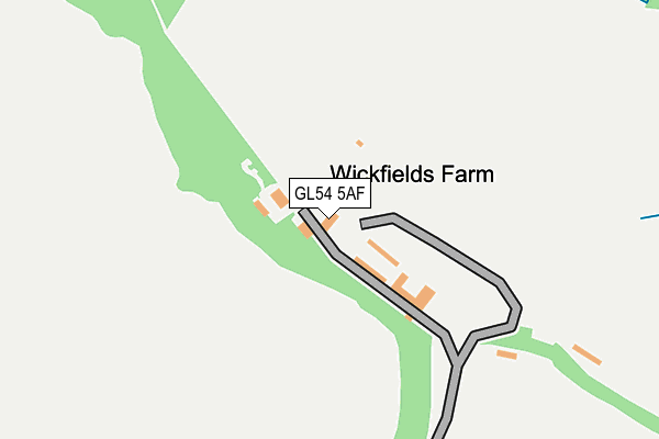 GL54 5AF maps, stats, and open data