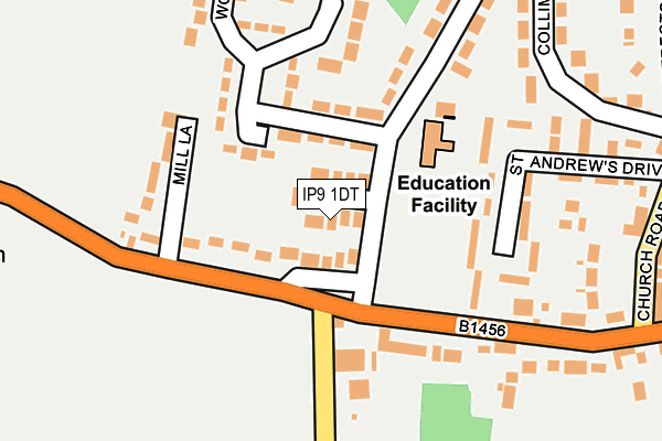 IP9 1DT maps, stats, and open data