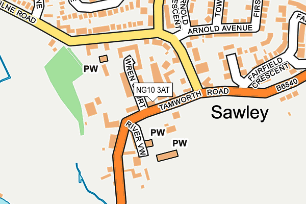 NG10 3AT maps, stats, and open data