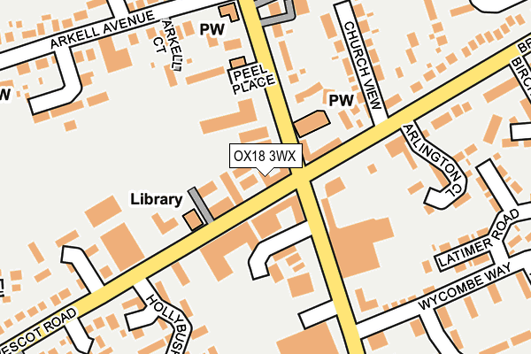 OX18 3WX (Alvescot Road) open data dashboard