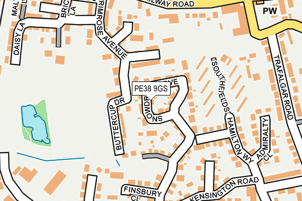 PE38 9GS maps, stats, and open data