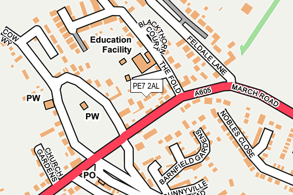 PE7 2AL maps, stats, and open data