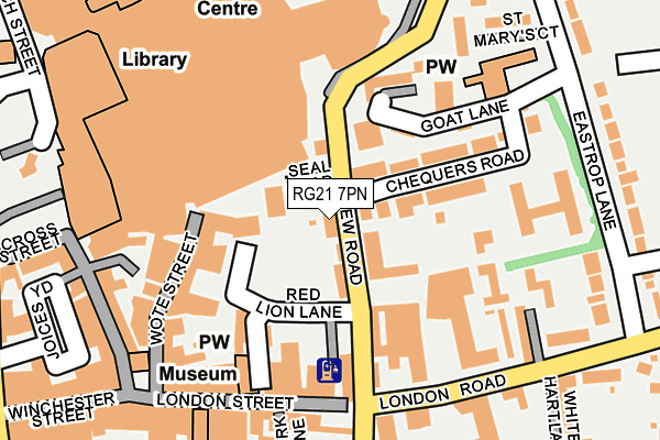 RG21 7PN maps, stats, and open data