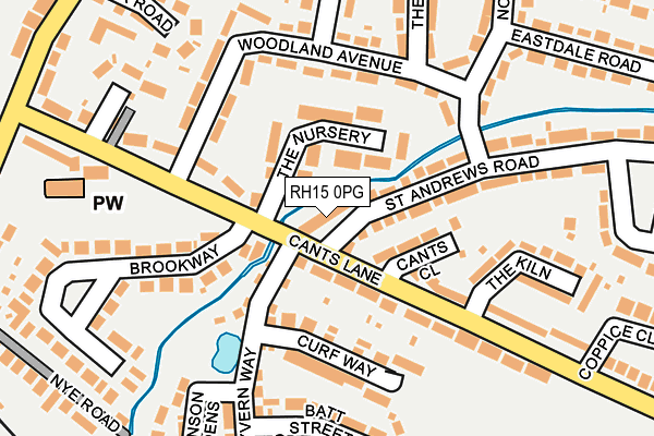 RH15 0PG maps, stats, and open data