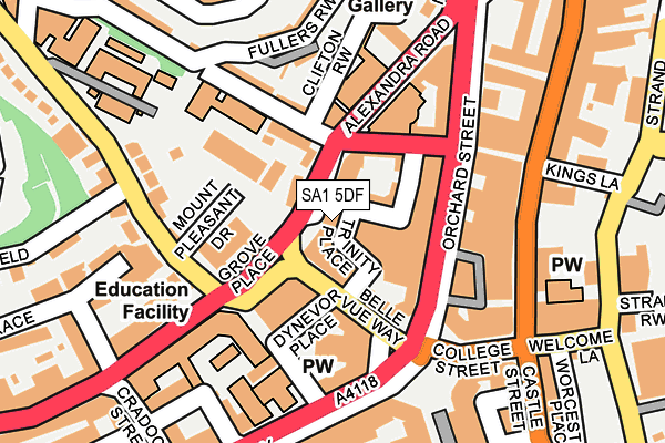 SA1 5DF maps, stats, and open data