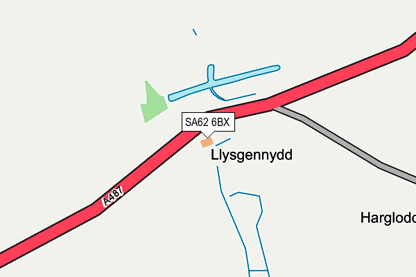 SA62 6BX maps, stats, and open data