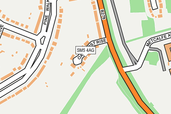 SM5 4AG maps, stats, and open data