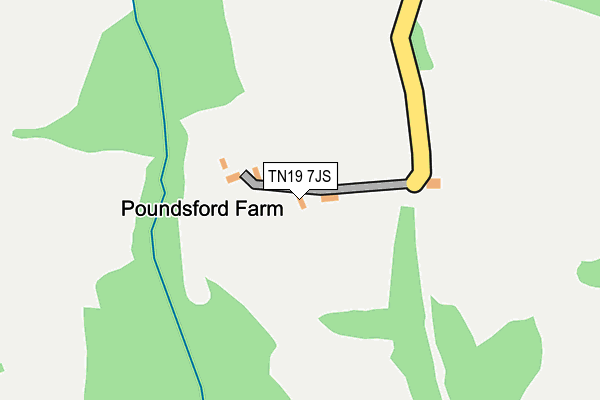 TN19 7JS maps, stats, and open data