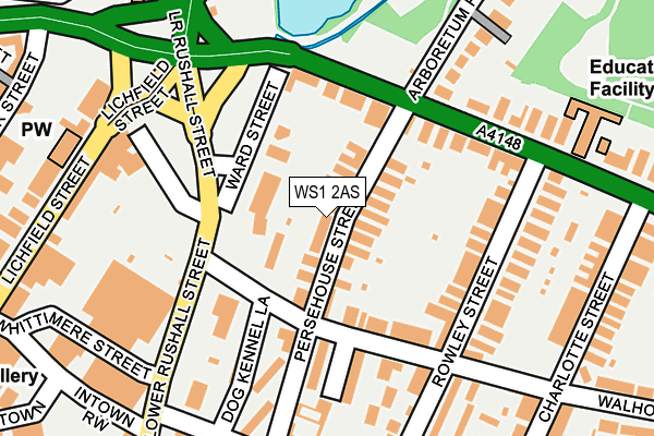 WS1 2AS maps, stats, and open data